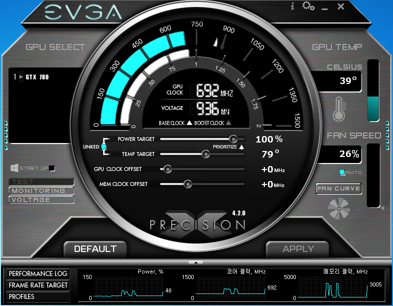 EVGA Precision X 사용법! : 네이버 블로그