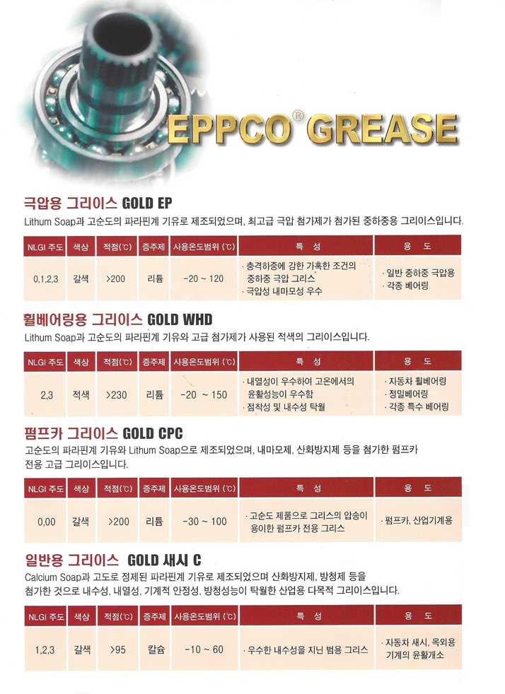 [EPPCO] GOLD새시C 15kg 그리스/새시그리스C/막구리스 MSDS,TDS,GHS : 네이버 블로그