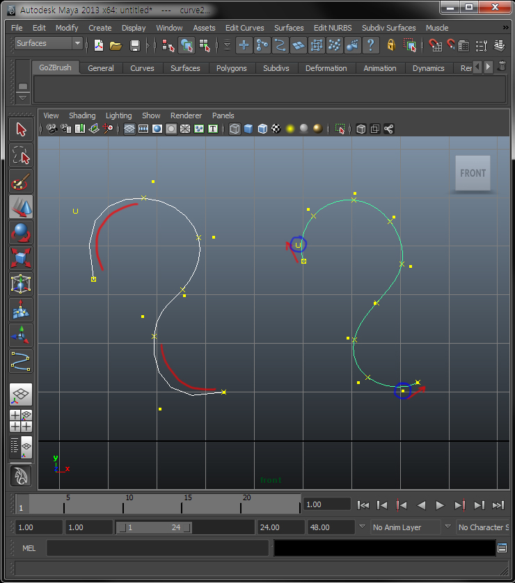 Maya Curve Basic (커브 기초 개념) : 네이버 블로그