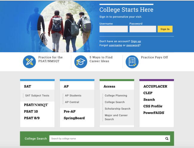 Collegeboard 와 친하게 지내는 방법 : 네이버 블로그
