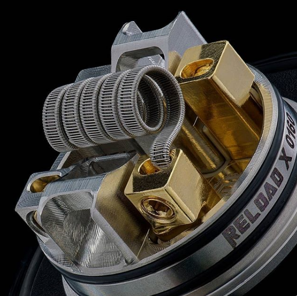 리로드 X RDA 드리퍼 / Reload X RDA / 포스트리스덱의 편리한 빌드 / 사이드에어홀이면서 하부에어홀의 진한 맛표현 ...