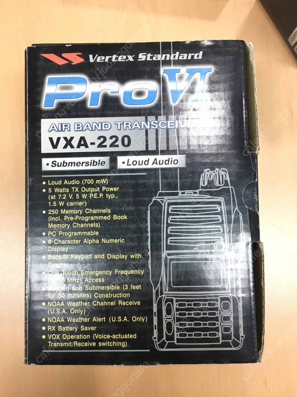 소리전자 - 항공용 무전기 Vertex VXA-220 판매합니다.(새제품)