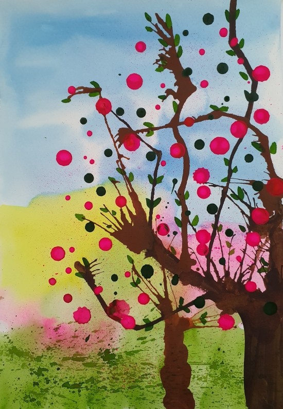 다양한 물감 이용기법