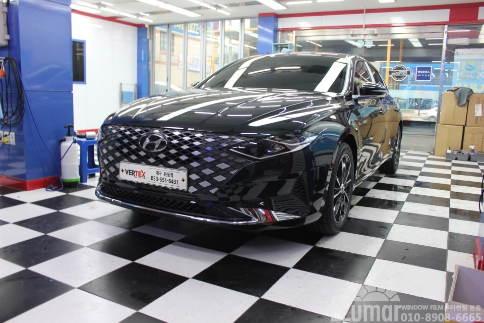 [루마썬팅본동점] 더뉴그랜저 블랙포레스트 아이패스 블랙ITB-7000eco 시공 : 네이버 블로그