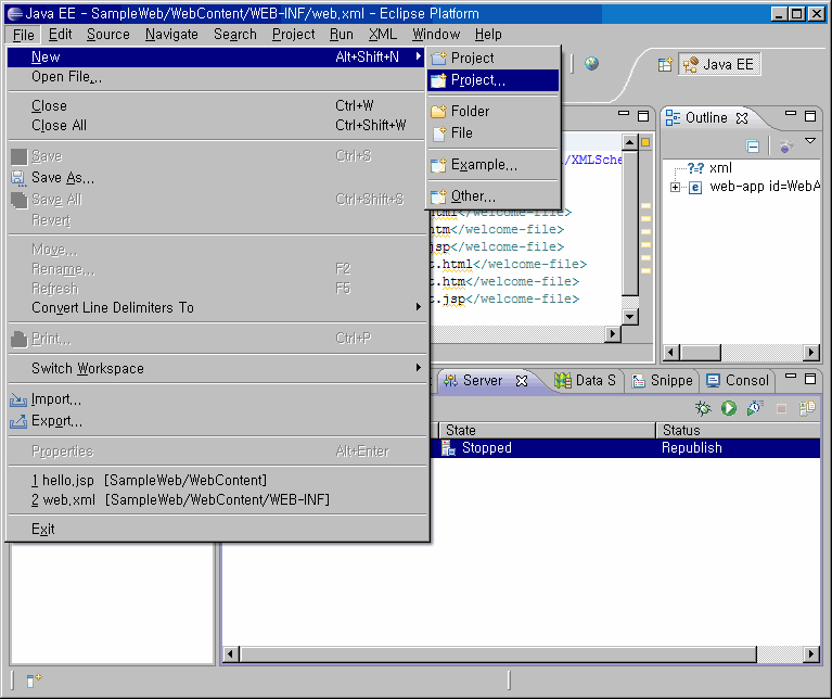 JBoss와 Eclipse을 이용한 EJB 3.0 애플리케이션 개발하기 (1) : 네이버 블로그
