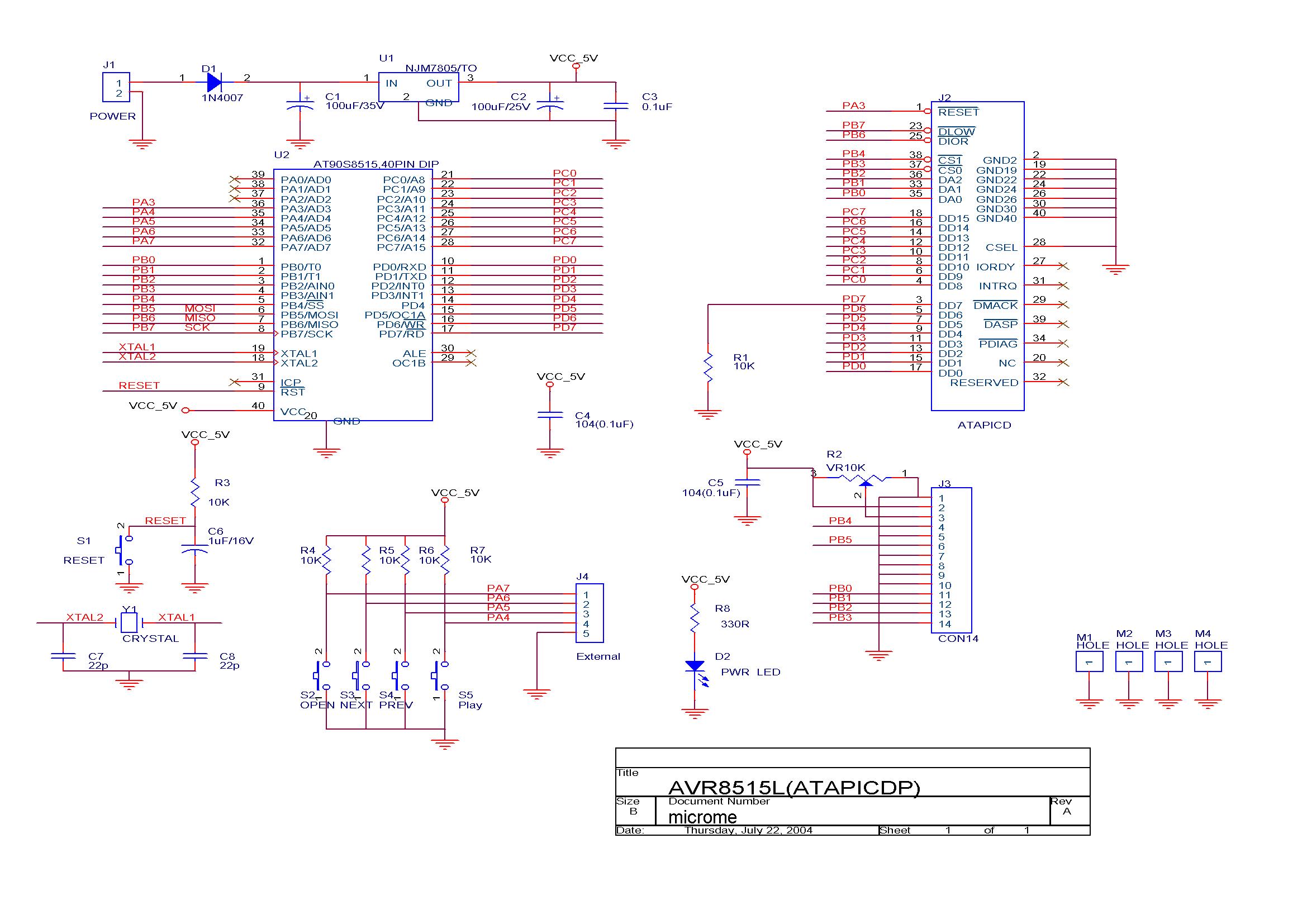 AVR을 사용한 CD-Rom 제어회로 : 네이버 블로그