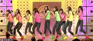 090118 인기가요 소녀시대 Gee (캡쳐, 움짤) : 네이버 블로그